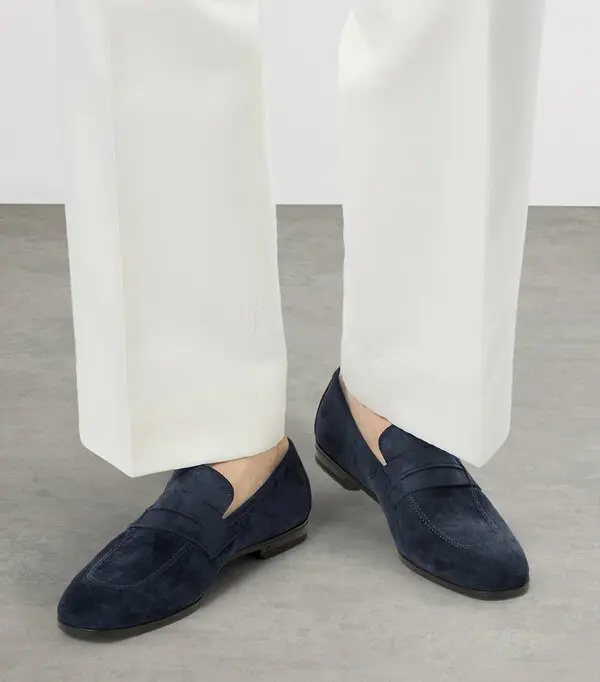 TOM FORD Suede Loafers - Blue