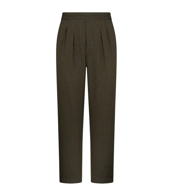 TOM FORD Cotton-silk Stripe Tailored Trousers