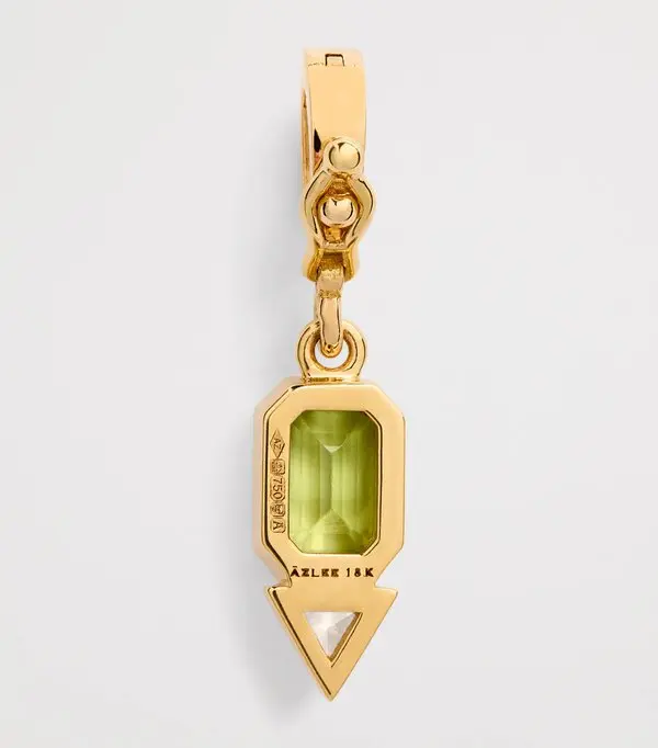 AZLEE August Charm With Peridot And Diamond