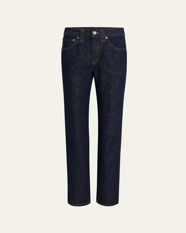 Khaite Farley Mid-rise Straight-leg Jeans
