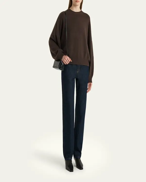 Khaite Farley Mid-rise Straight-leg Jeans