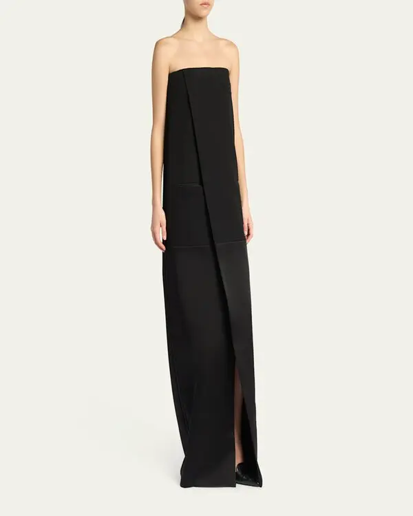 TOM FORD Strapless Column Evening Gown