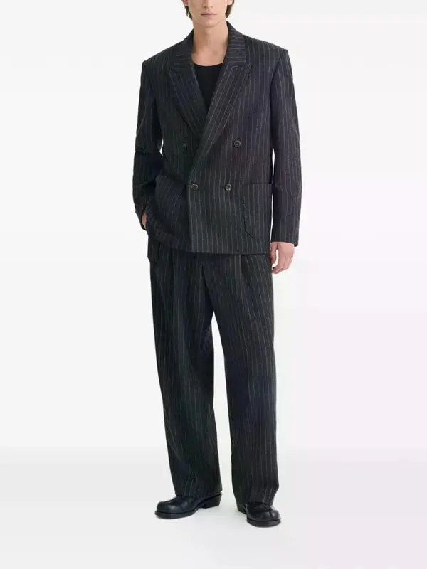 Nanushka Anselm Pinstripe Double-breasted Blazer