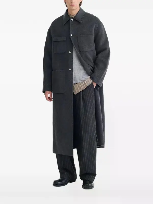 Nanushka Wylder Pocket Long Coat