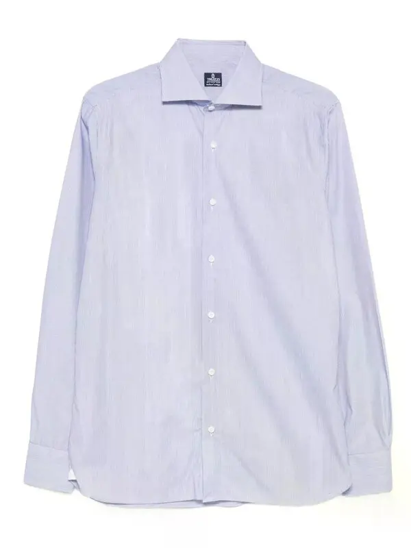 TRUZZI Striped-pattern Shirt - Blue