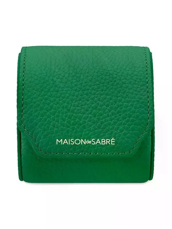 MAISON DE SABRE Leather Watch Roll - Green