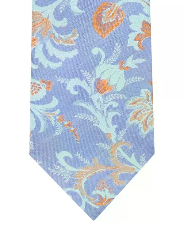 Etro Floral Jacquard Neck Tie