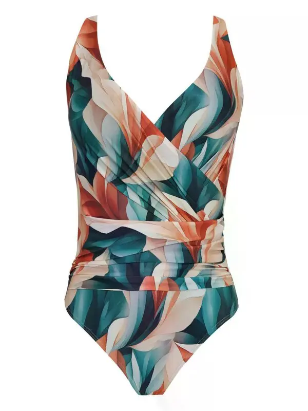 LYGIA & NANNY Printed One-piece Swimsuit - Blue