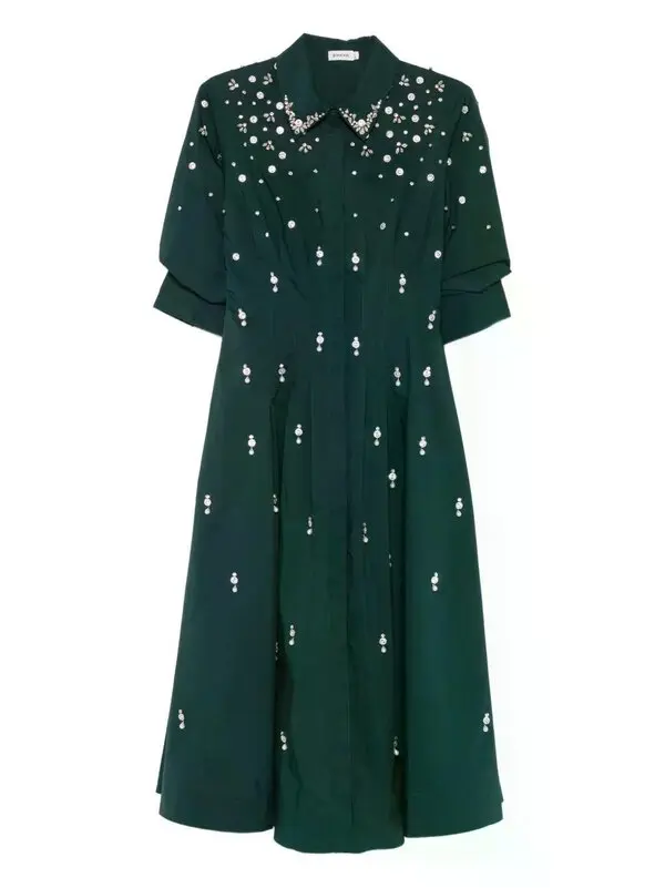 Simkhai Jazz Embellished Midi Dress - Green