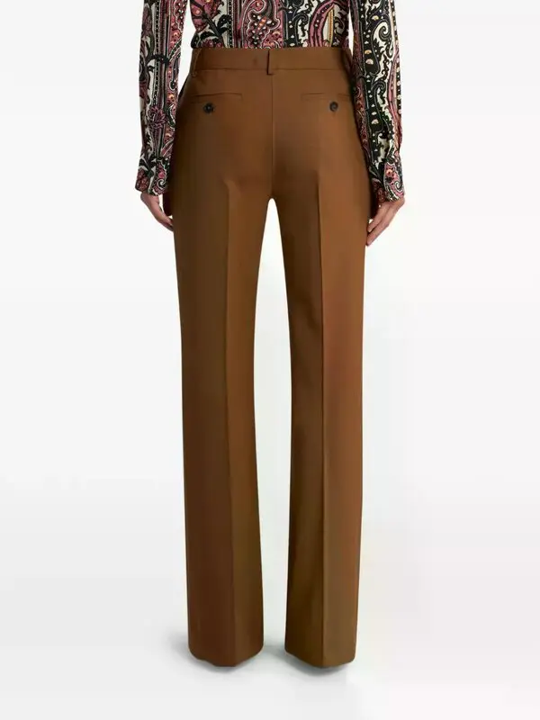 Etro Belt-loops Trousers - Brown