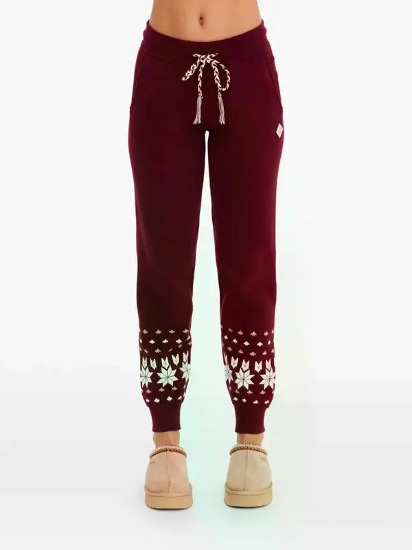 The Upside Le Ski Jojo Snowflake-pattern Track Pants
