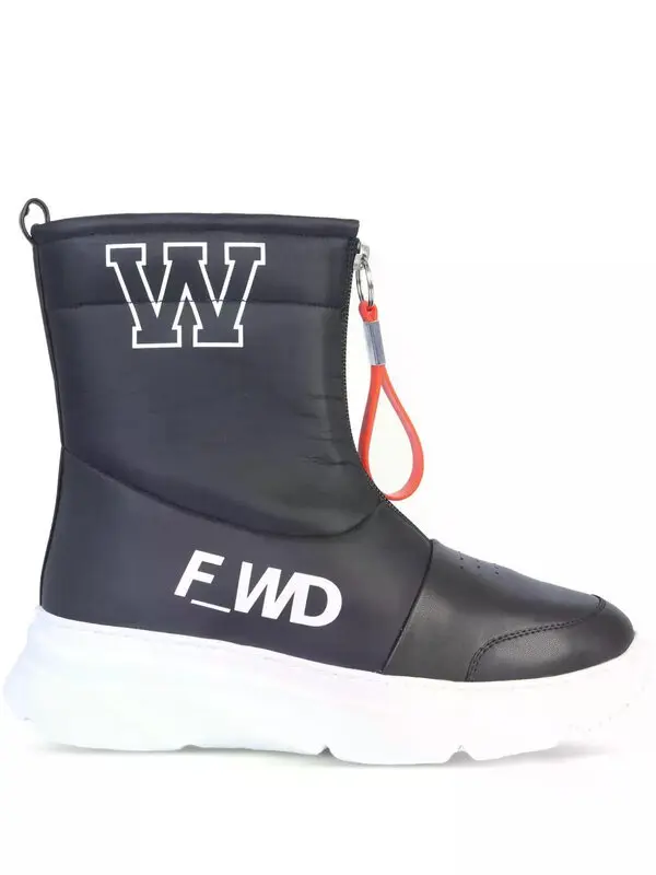 F_WD Logo Zip Boots
