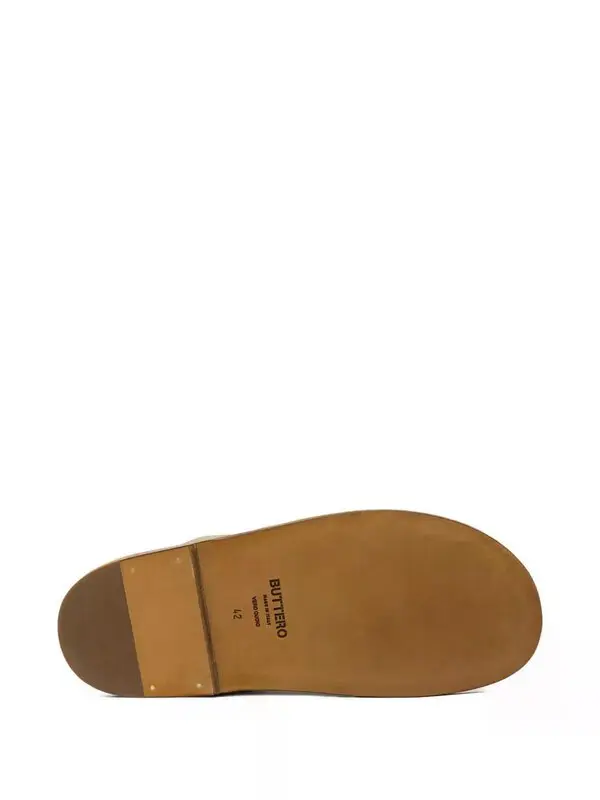 BUTTERO® Suede Stitched Sandals - Neutrals