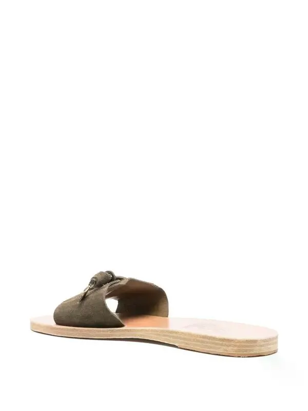 ANCIENT GREEK SANDALS Verina Knotted Detail Sandals - Green