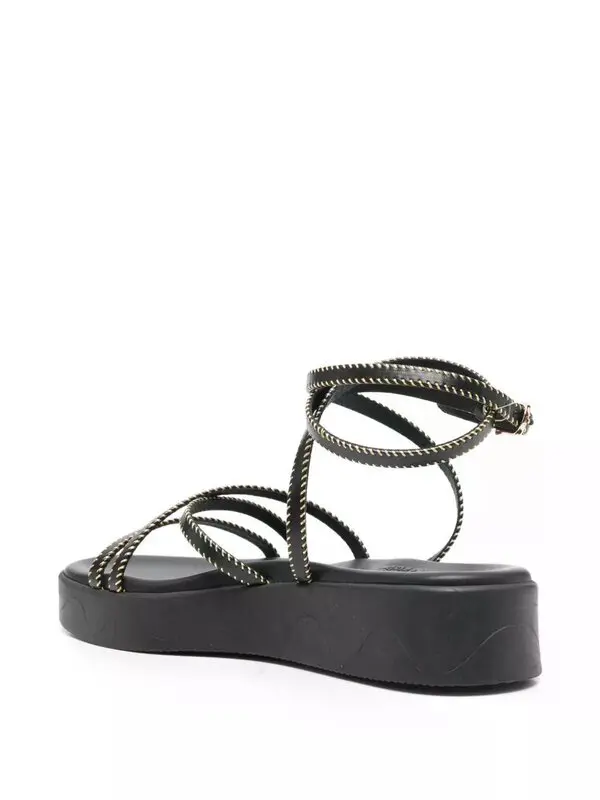 ANCIENT GREEK SANDALS Astriti Stitch-straps Sandals - Black