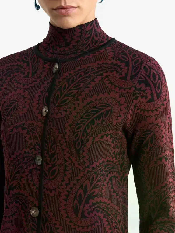 Etro Jacquard Knit Cardigan