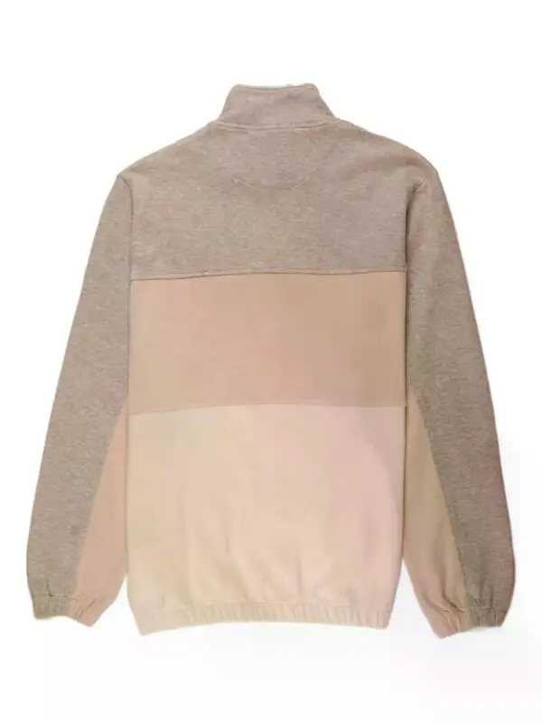 Eleventy Paneled Zip Sweater
