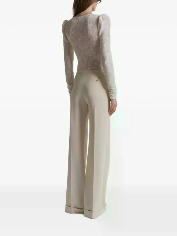 Alberta Ferretti Long-sleeve Wool Body