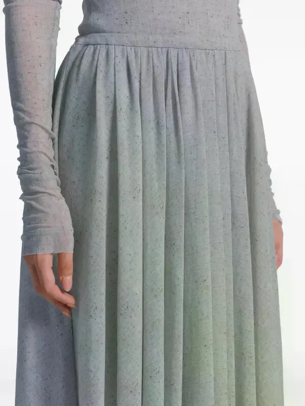 Alberta Ferretti Pleated Skirt