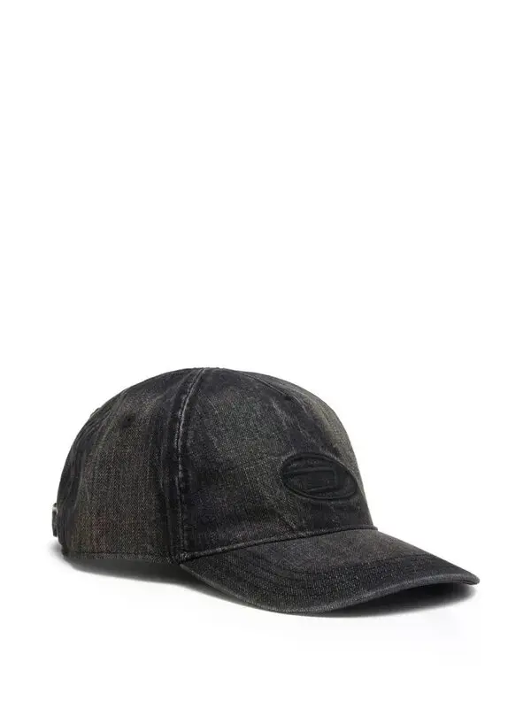 DIESEL® Logo-embroidered Baseball Cap - Black