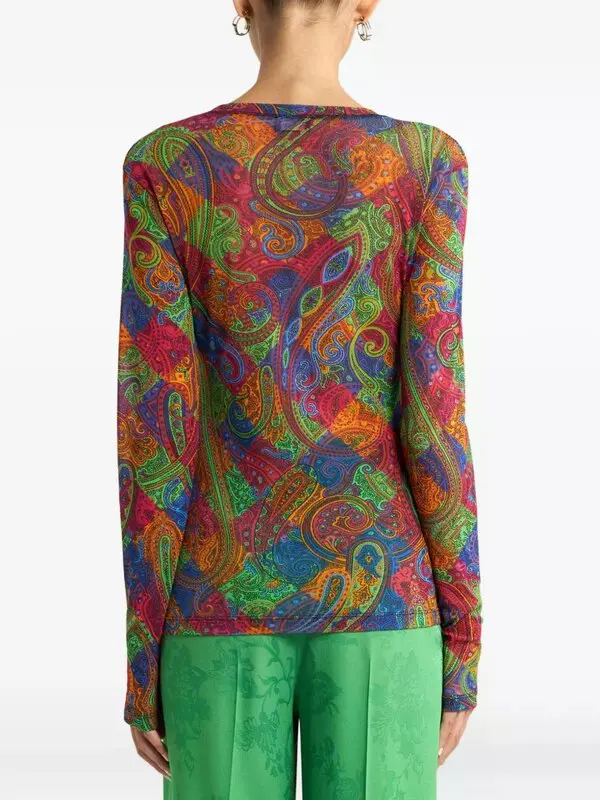 Etro Geometric Paisley-pattern Top