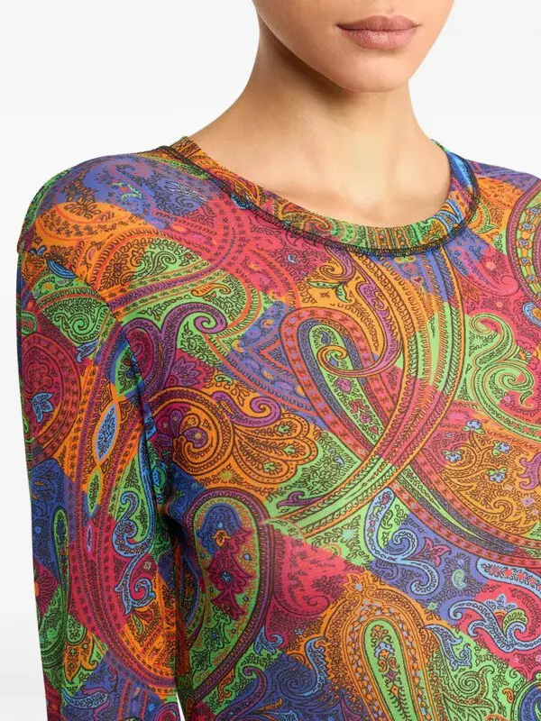 Etro Geometric Paisley-pattern Top