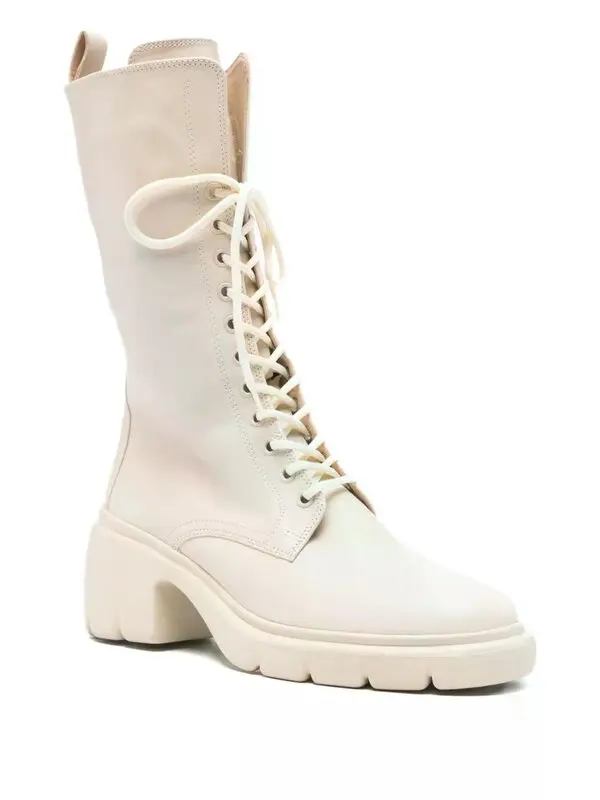 HOGL 65mm Louise Lace-up Lug-sole Boots