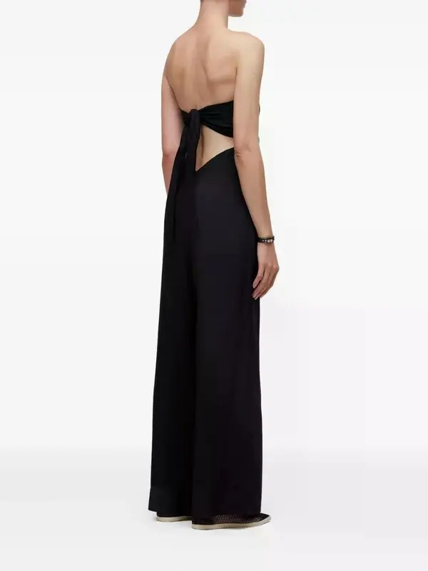 OSKLEN Embroidered Strapless Jumpsuit