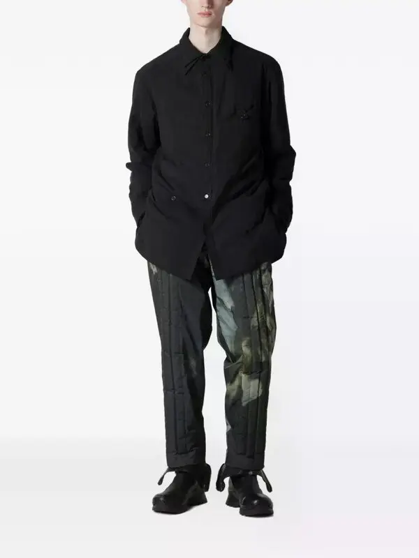 Yohji Yamamoto Collar-detail Shirt Jacket