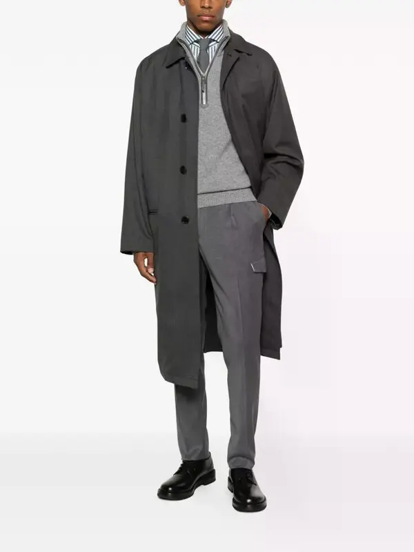 Tagliatore Flap-pockets Trousers - Grey