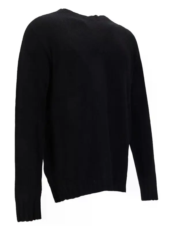 LA ROSE Crew-neck Knitwear - Black