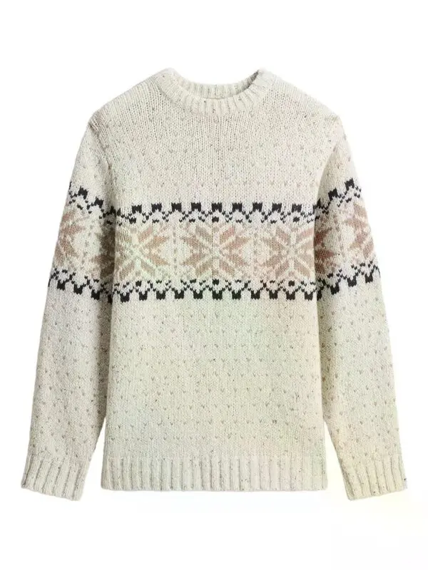 Woolrich Fair Isle Jacquard Sweater - Neutrals