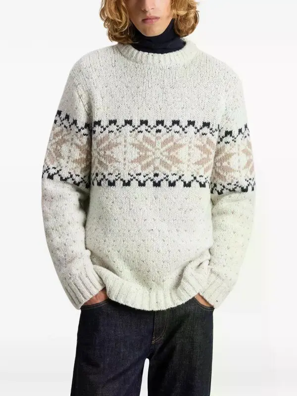 Woolrich Fair Isle Jacquard Sweater - Neutrals