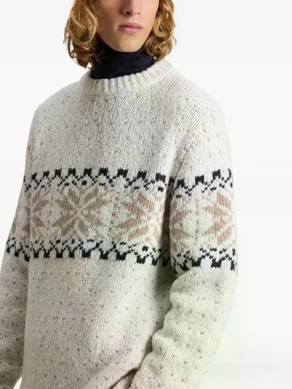 Woolrich Fair Isle Jacquard Sweater - Neutrals