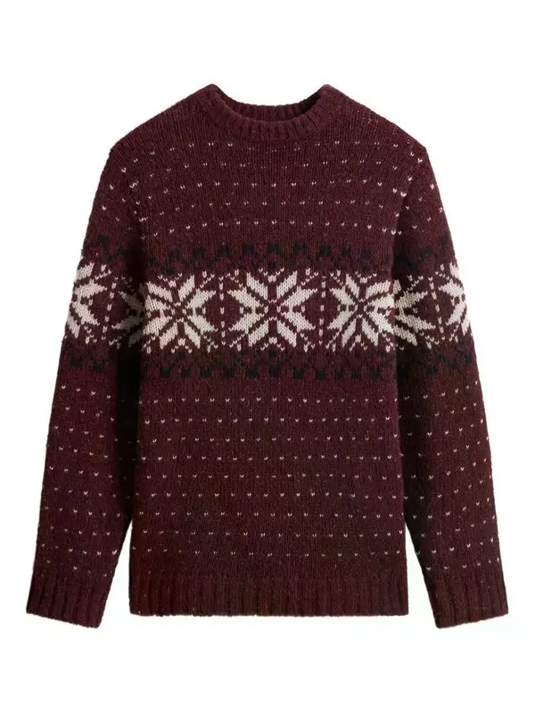 Woolrich Fair Isle Jacquard Sweater - Red