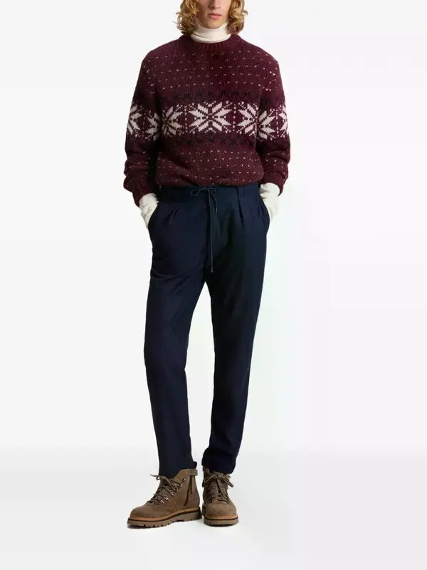 Woolrich Fair Isle Jacquard Sweater - Red