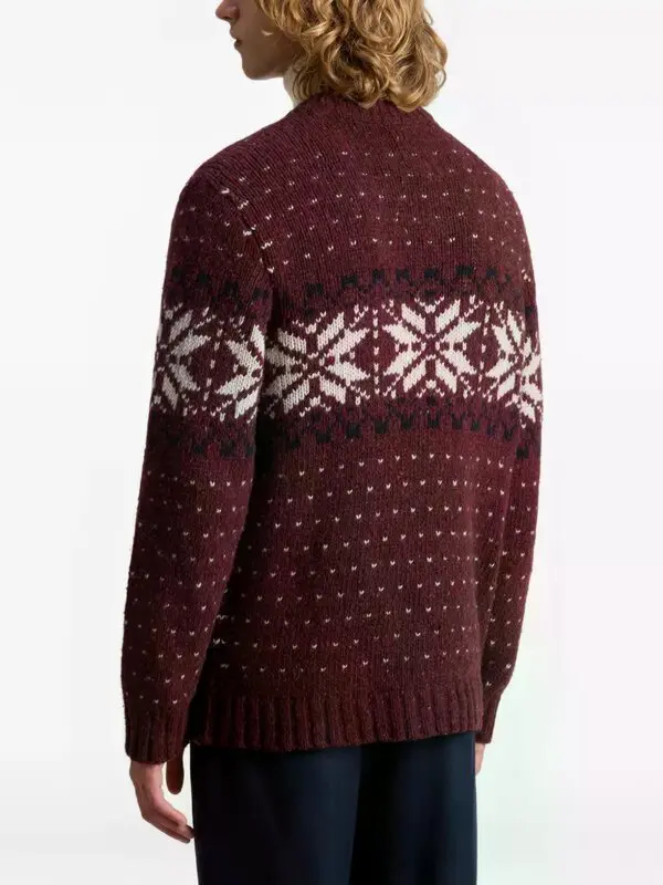 Woolrich Fair Isle Jacquard Sweater - Red