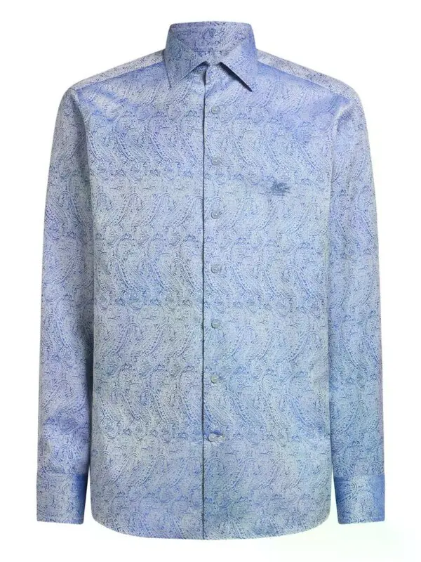 Etro Jacquard Paisley Motif Shirt