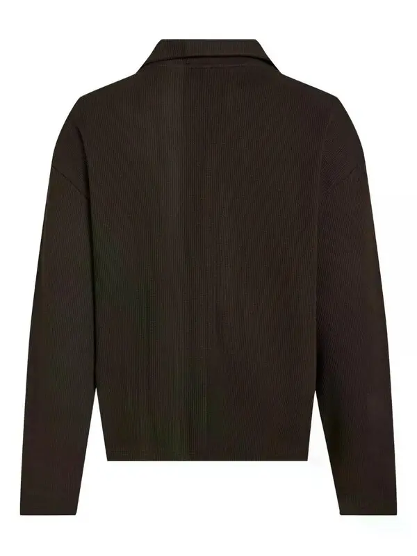 Karl Lagerfeld Crest-embroidered Polo Shirt - Brown