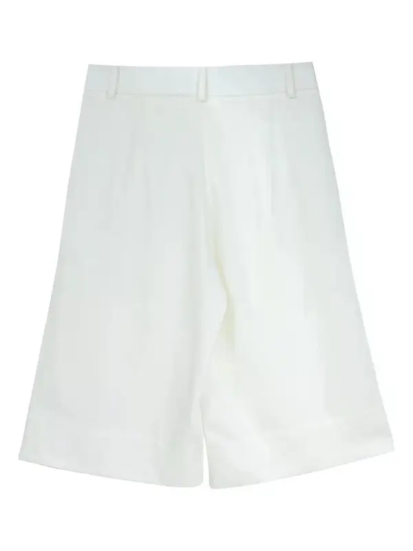 Isolda Cana-de-açúcar Pleated Shorts
