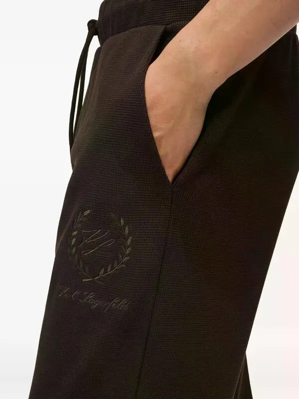 Karl Lagerfeld Logo-embroidered Pants