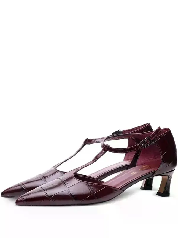 POCHE PARIS T-strap Pointed-toe Pumps