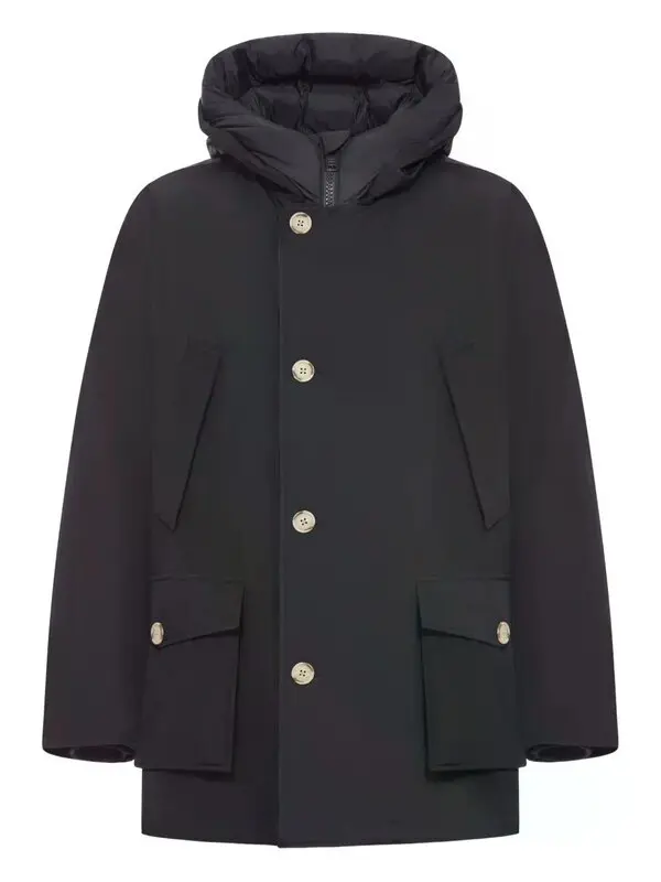 Woolrich Arctic Flap-pocket Coat - Black