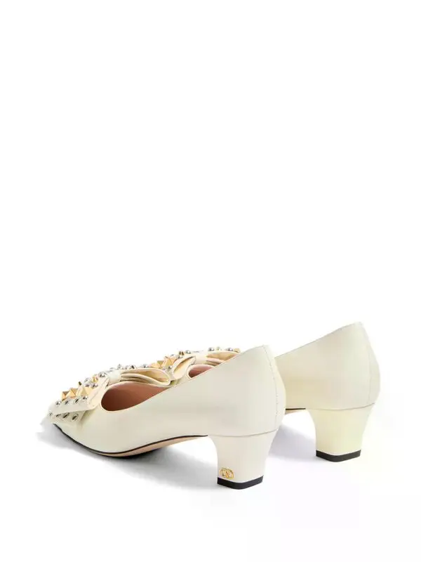 Valentino Garavani Bowow Pumps With Studs 45mm