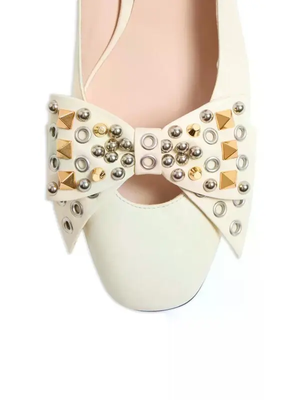 Valentino Garavani Bowow Pumps With Studs 45mm