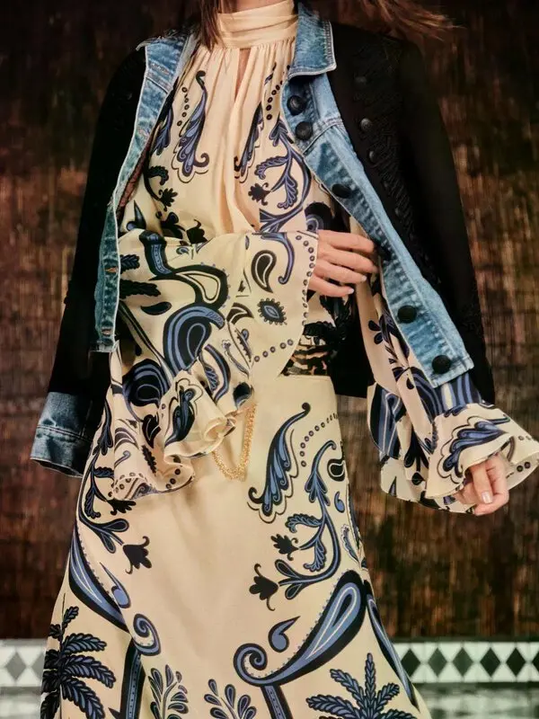 Johanna Ortiz Everywhere Paisley Maxi Skirt - Neutrals