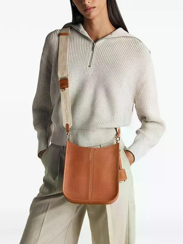 MAISON DE SABRE Leather Saddle Bag - Brown