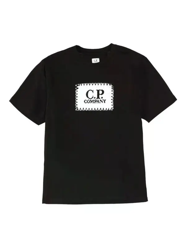 C.P. COMPANY Jersey 30/1 Short Sleeve Logo Label T-shirt