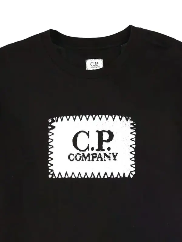 C.P. COMPANY Jersey 30/1 Short Sleeve Logo Label T-shirt