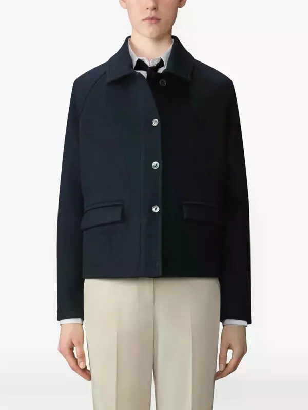 Thom Browne Double-face Jacquard Jacket - Blue
